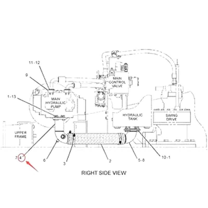 Tube 245-5285 for Caterpillar CAT 320D Excavator C6.4 3066 Engine ...